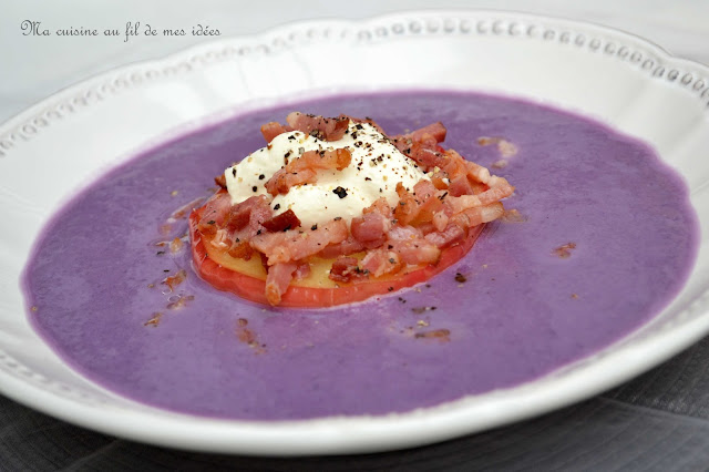 Ma cuisine au fil de mes idées...: Velouté au chou rouge et à la pomme ...
