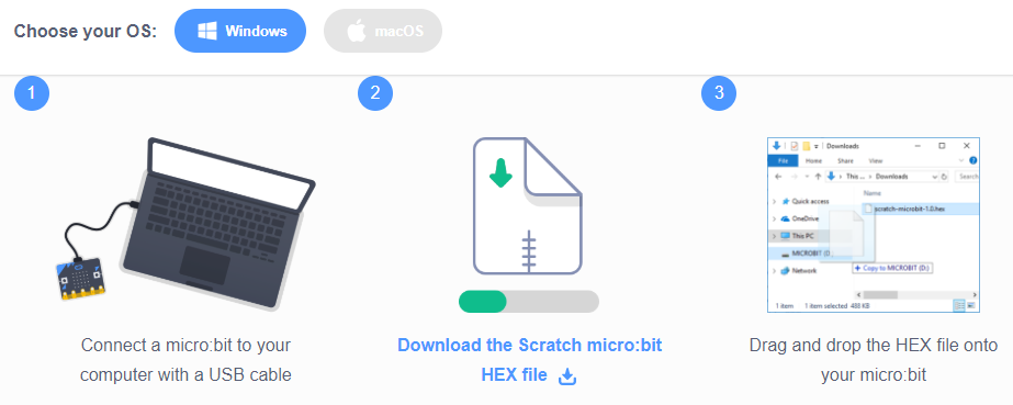 Scratch 3 et micro:bit - installation
