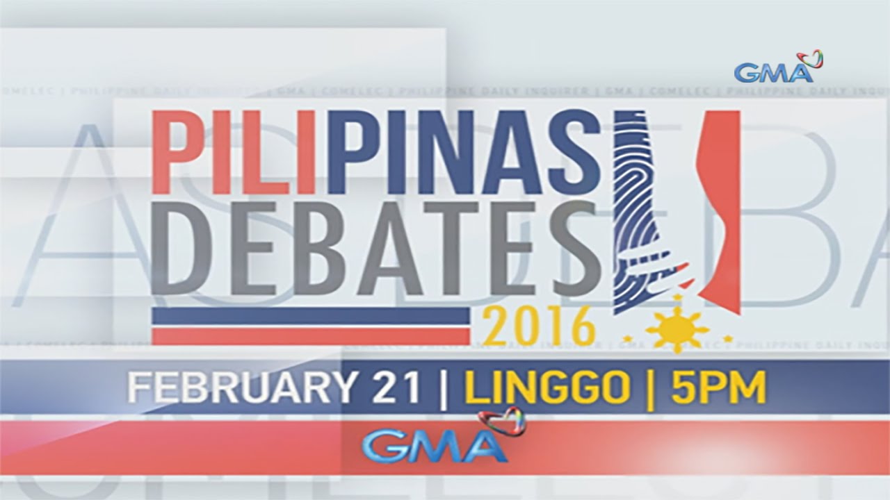 Pilipinas Debate 2016 March 20 2016 Part 2 - TAMBAYAN SOFW