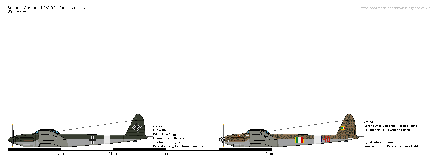 War Machines Drawn: Savoia-Marchetti SM.92