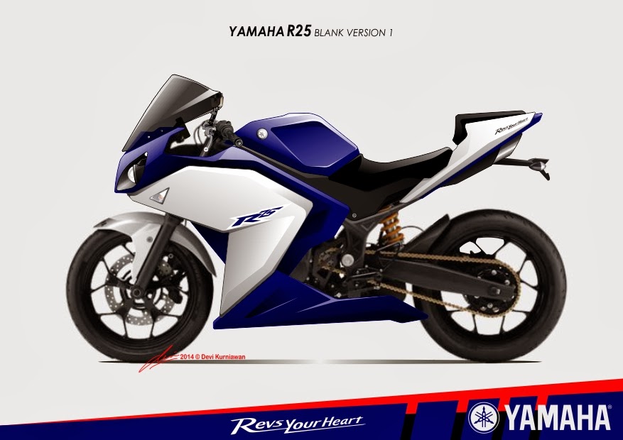 devmotosketch: Yamaha R25 Mass Production V1