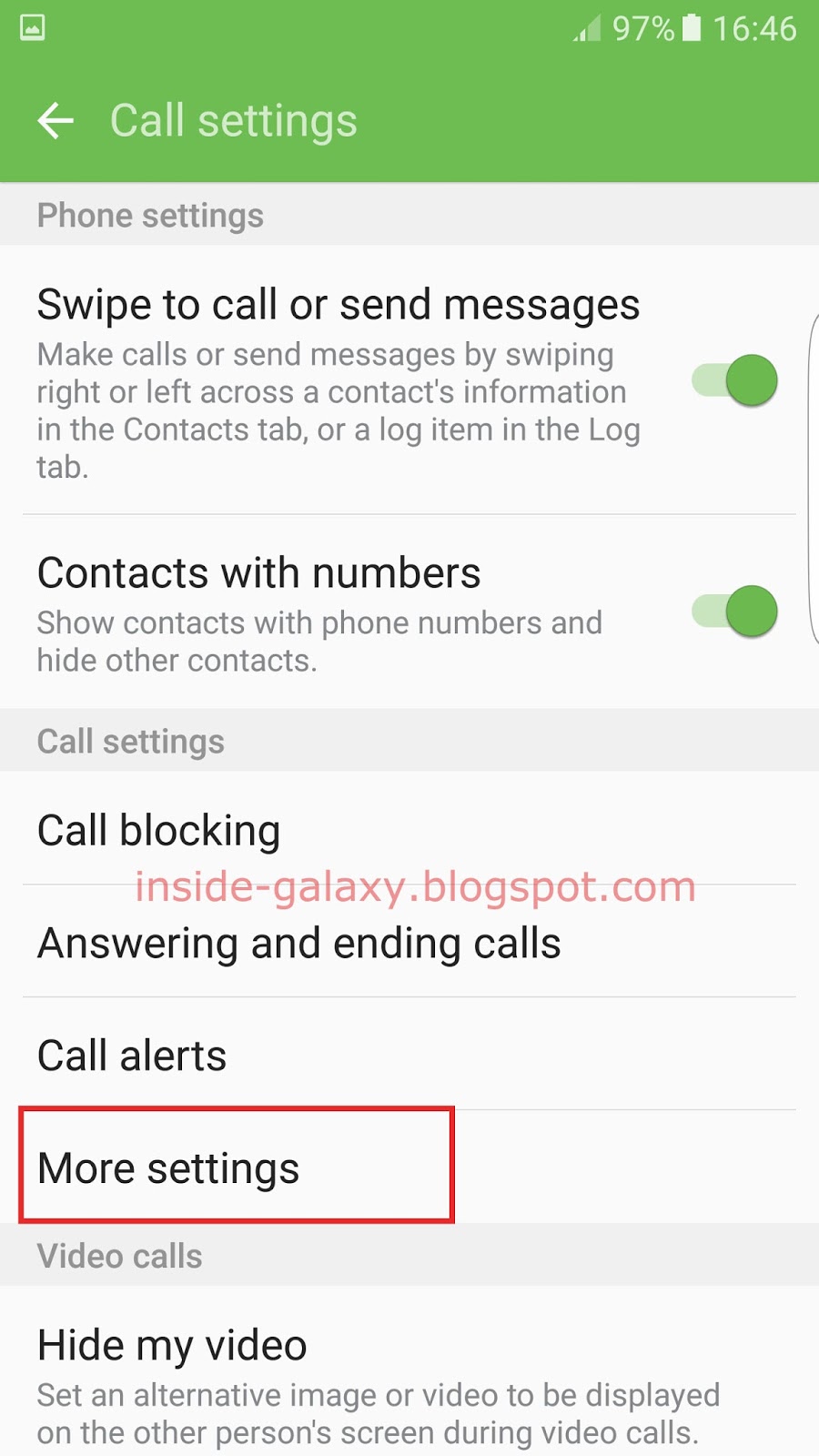Inside Galaxy: Samsung Galaxy S7 Edge: How to Enable and Use Call ...