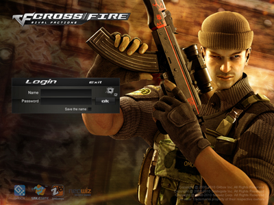 Cross Fire: Estilo de login