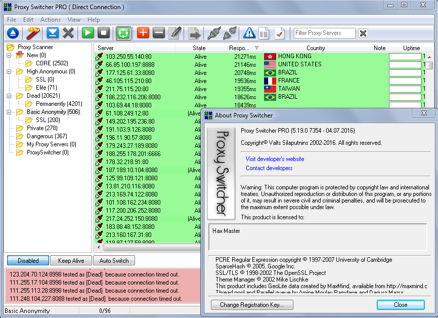 Proxy switcher pro 3 9 0 4059 : santupol