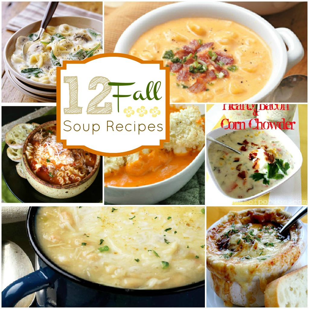 12 - Warm & Tasty Fall Soup Recipes - The Crafted Sparrow