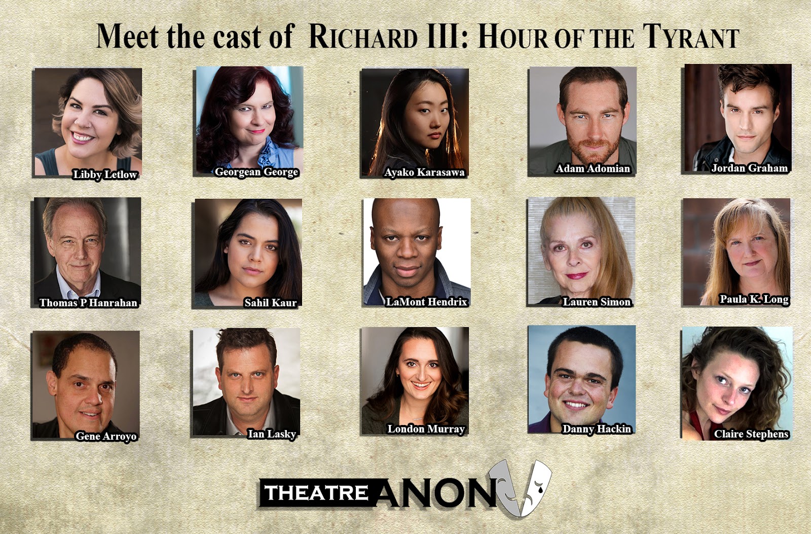 Night-Tinted Glasses: Meet the Cast of RICHARD III