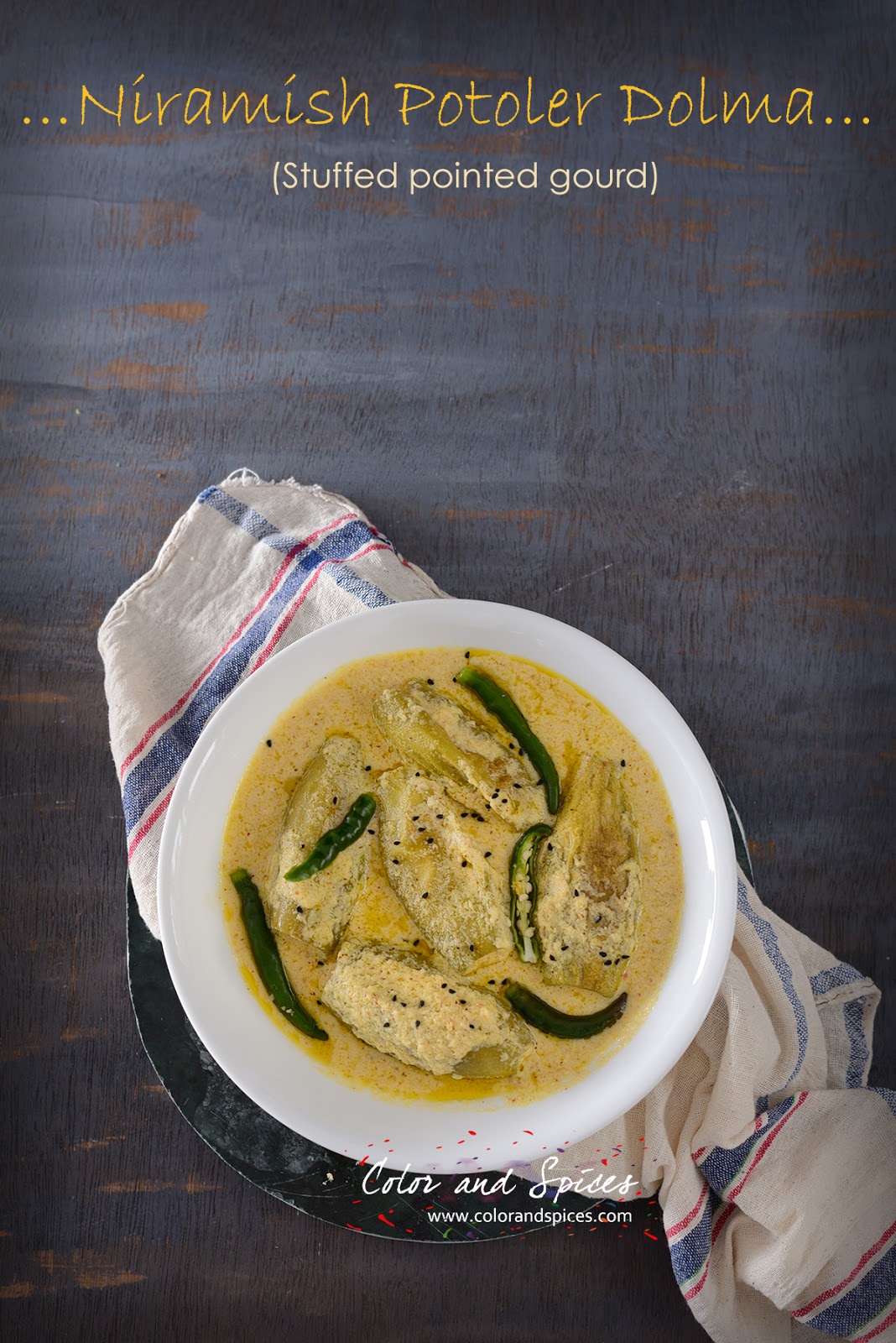 Color and Spices: Niramish potoler dolma...