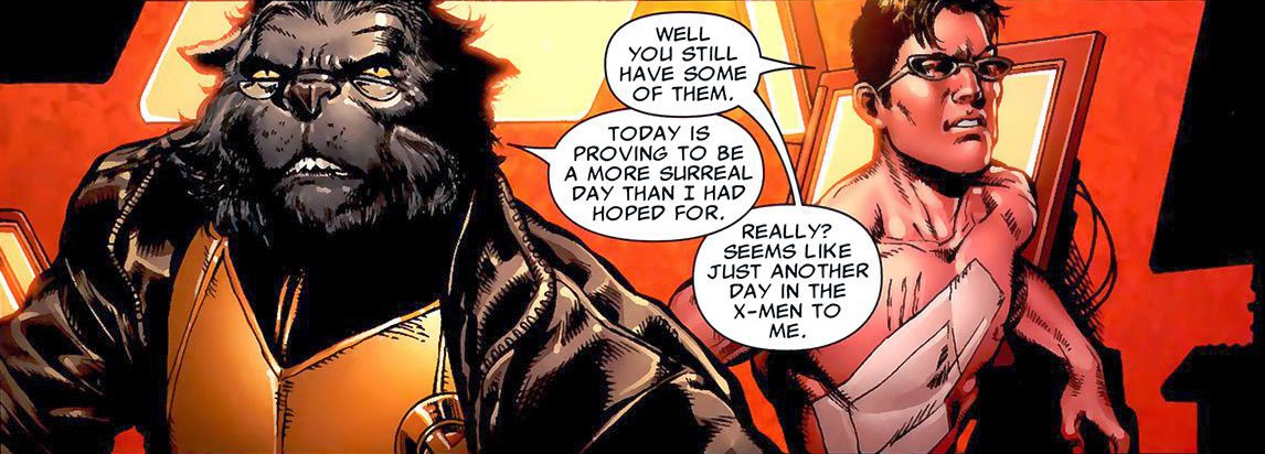 Shirtless Cyclops & Wolverine vs The Brood, Part 2