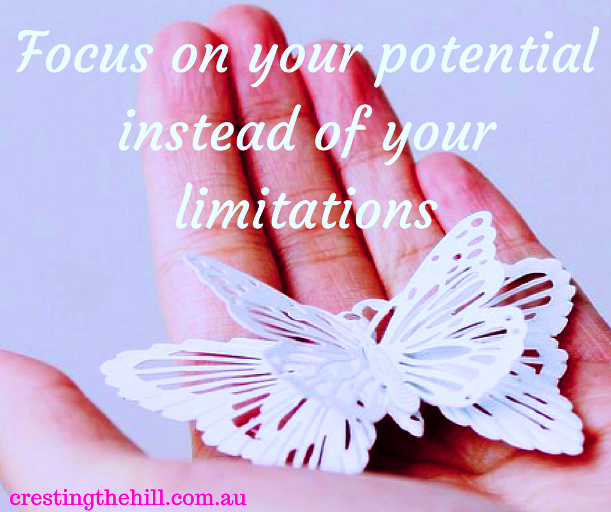 Wind-Back Wednesday ~ Focus on Your Potential - Cresting The Hill