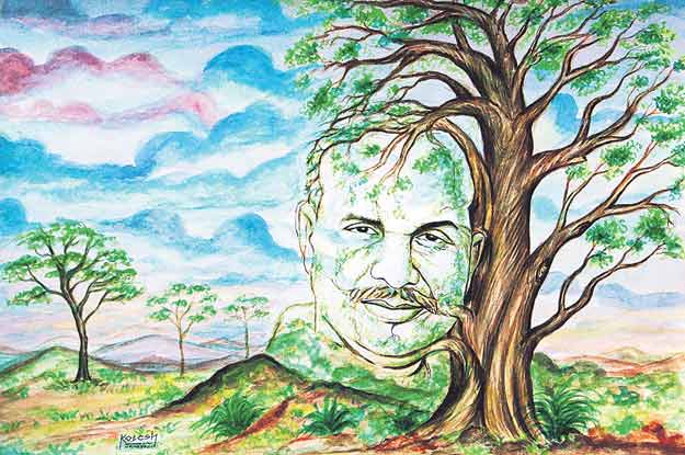 THE SAGA OF Y S R | YS JAGAN | : Impressive YSR Paintings By C K Rao