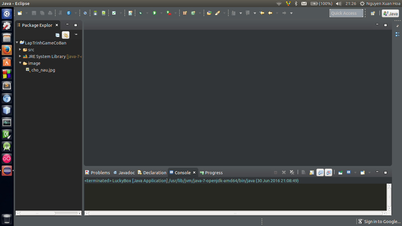 Lập trình game java cơ bản - Vẽ hình lên frame - Chia sẻ để thành công