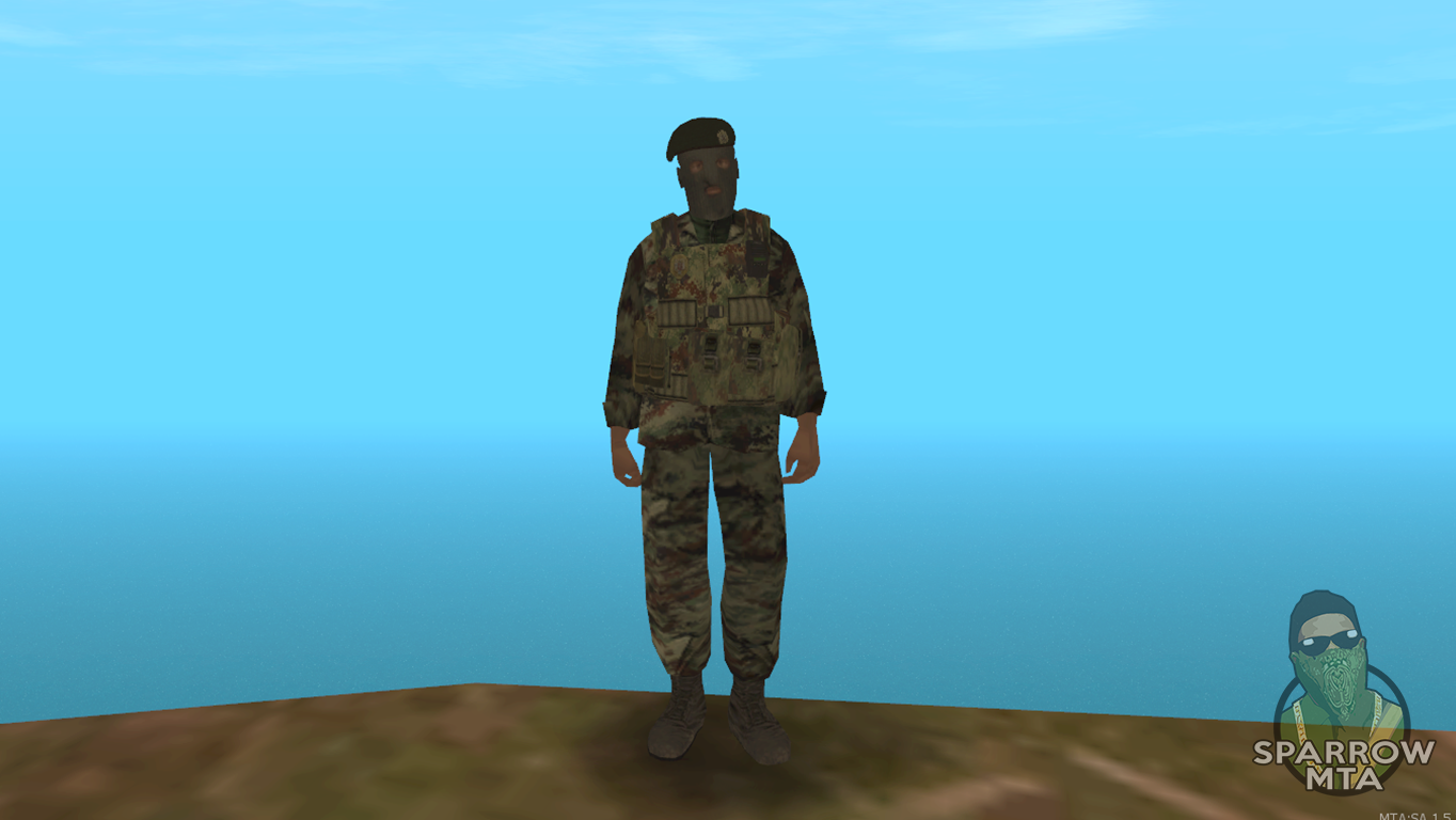 MTA SA Army Soldiers Skin Script