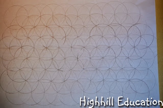 Highhill Homeschool: Geometric Design - Seven Circle Grid Patterns