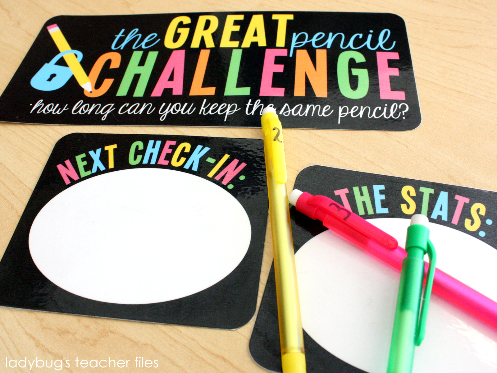 Keeping Track of Pencils with The Great Pencil Challenge