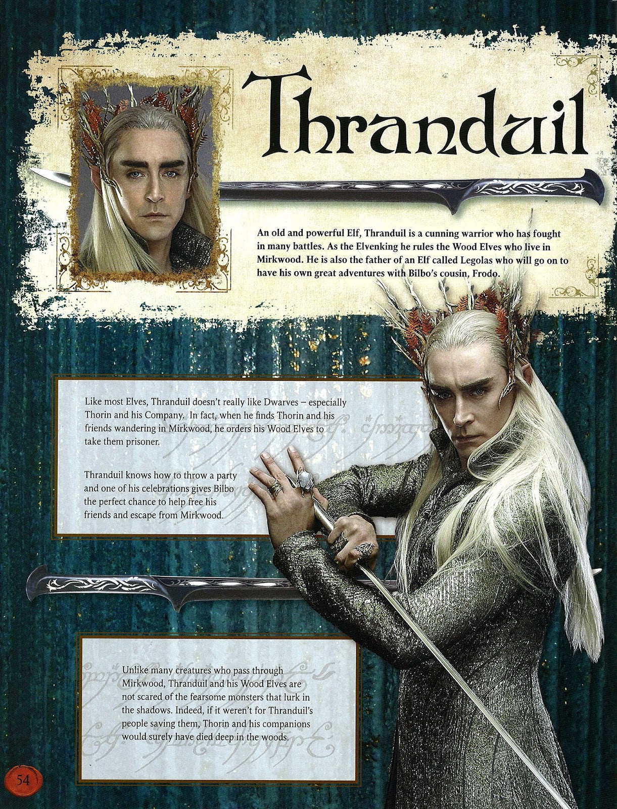 TECNOPARRILLA: PRIMERA IMAGEN DE THRANDUIL, EL REY ELFO DEL BOSQUE ...