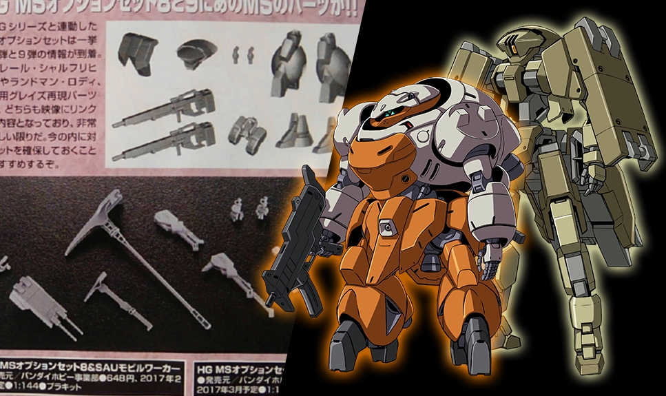 HG 1/144 MS Option Set 8 and 9 Comes with Geirail Scharfrichter and ...