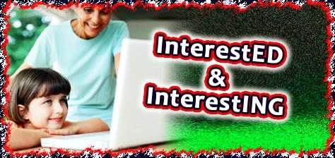 Internet English Classes: Interested and Interesting: adjectives with ...