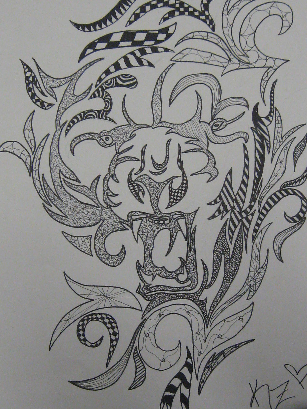 Make it Artwork : Zentangle Animals