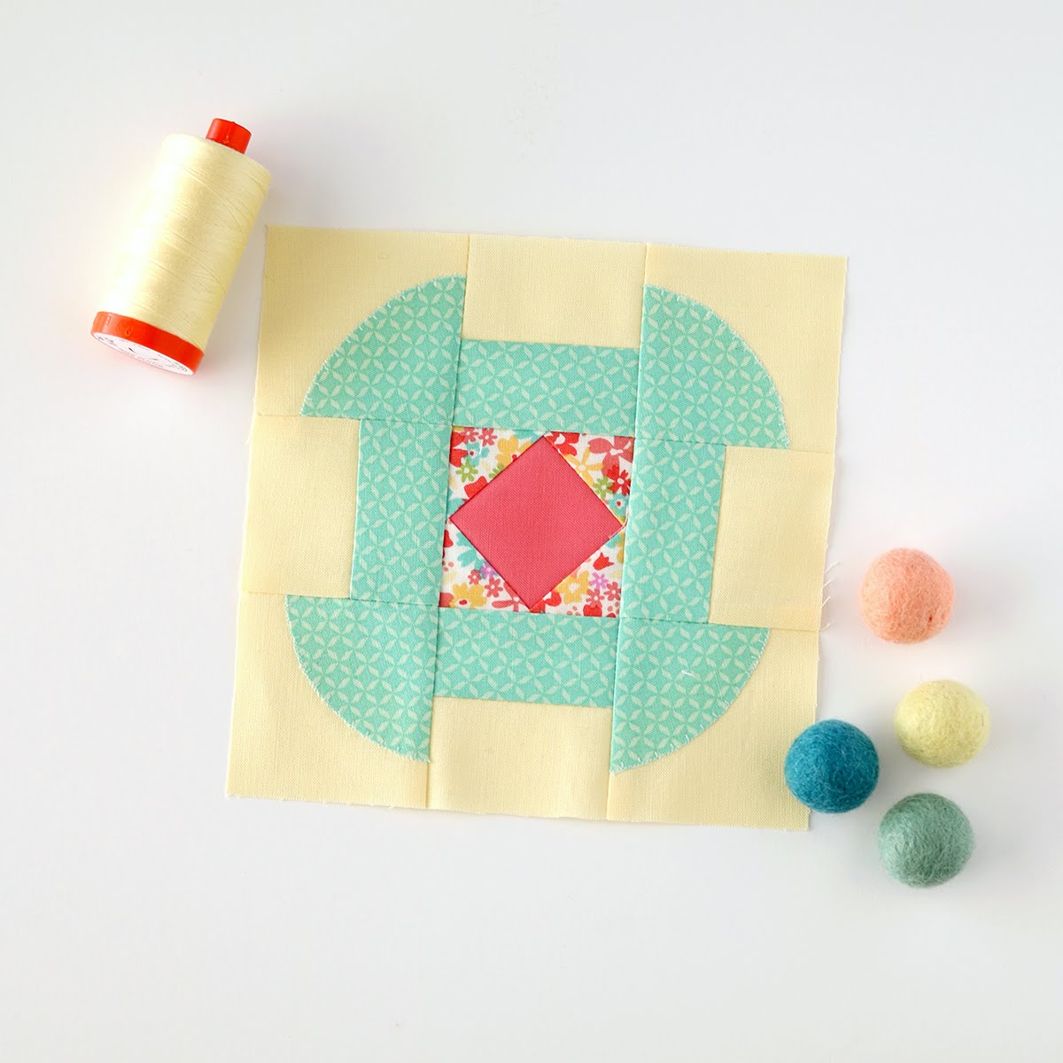 A Bright Corner: Making A Stitch Catalog + My Sewing Circle Block