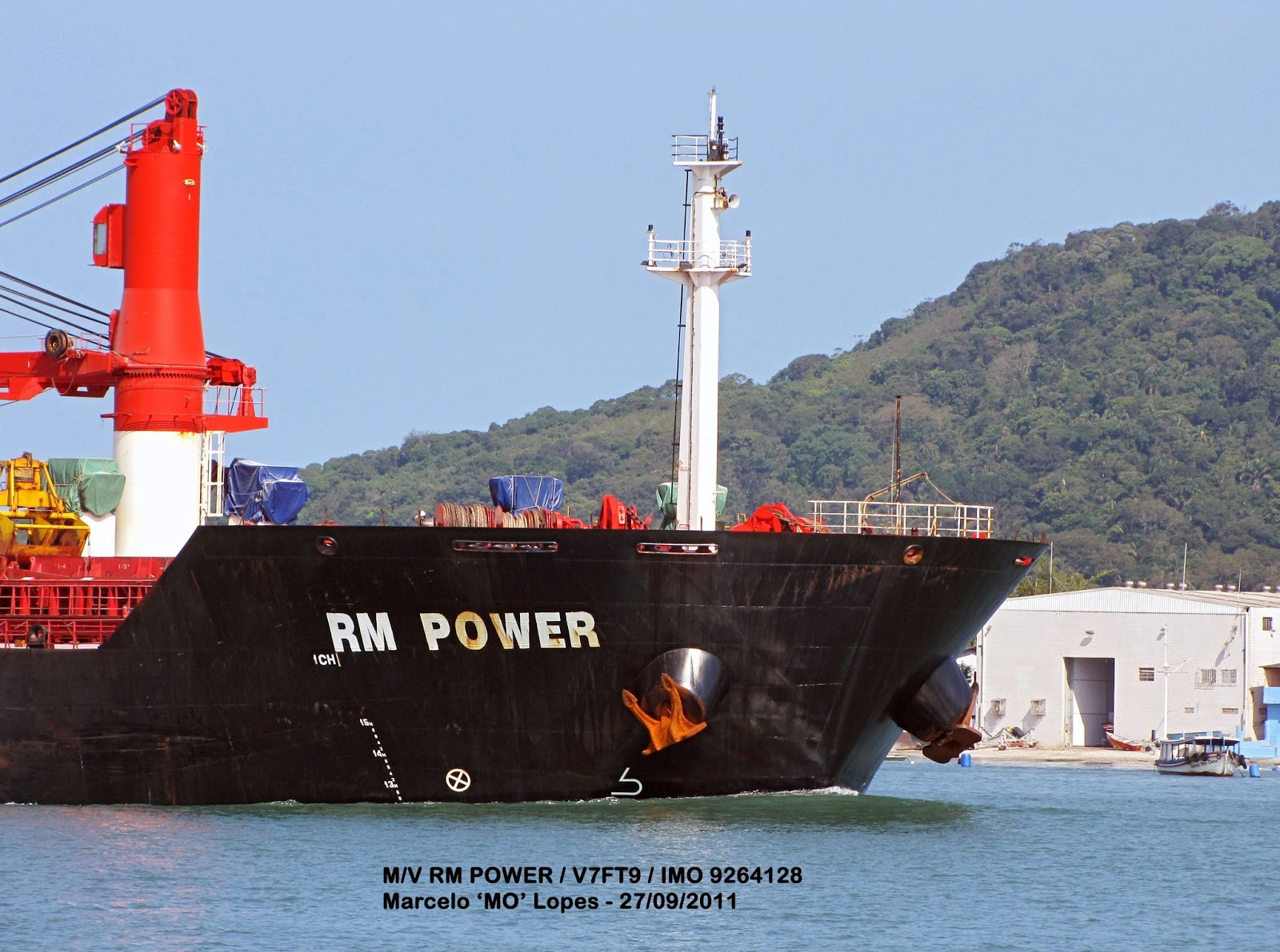 Santos Shiplovers: M/V RM Power / V7FT9 - Turnaround 25-27/09/2011