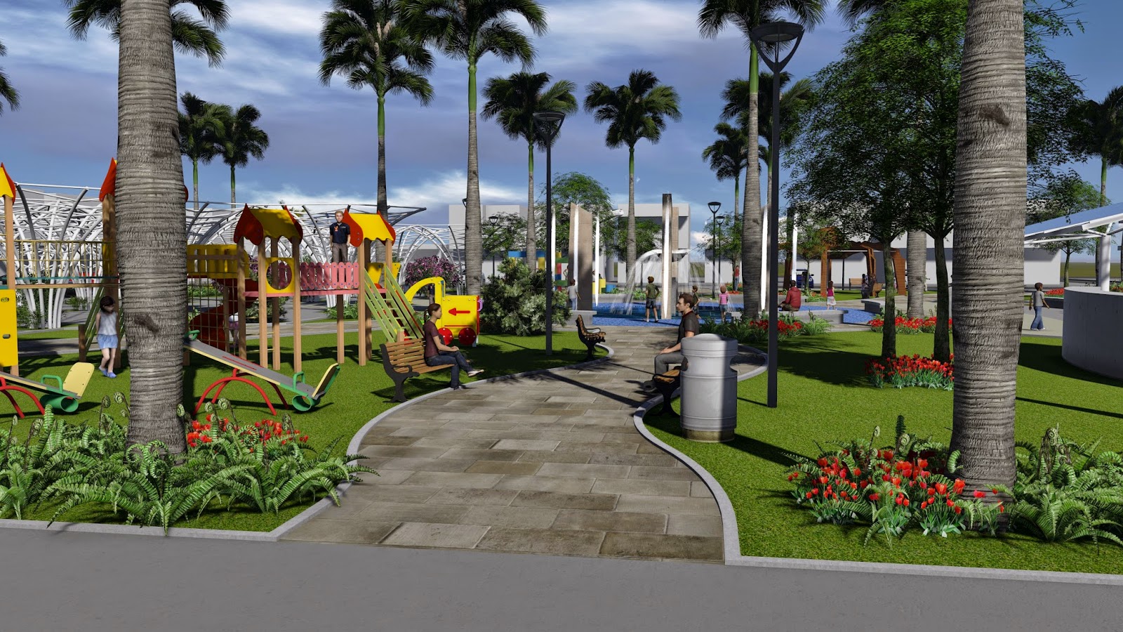 José Pincay Molestina (3D y animación): Diseño de un parque