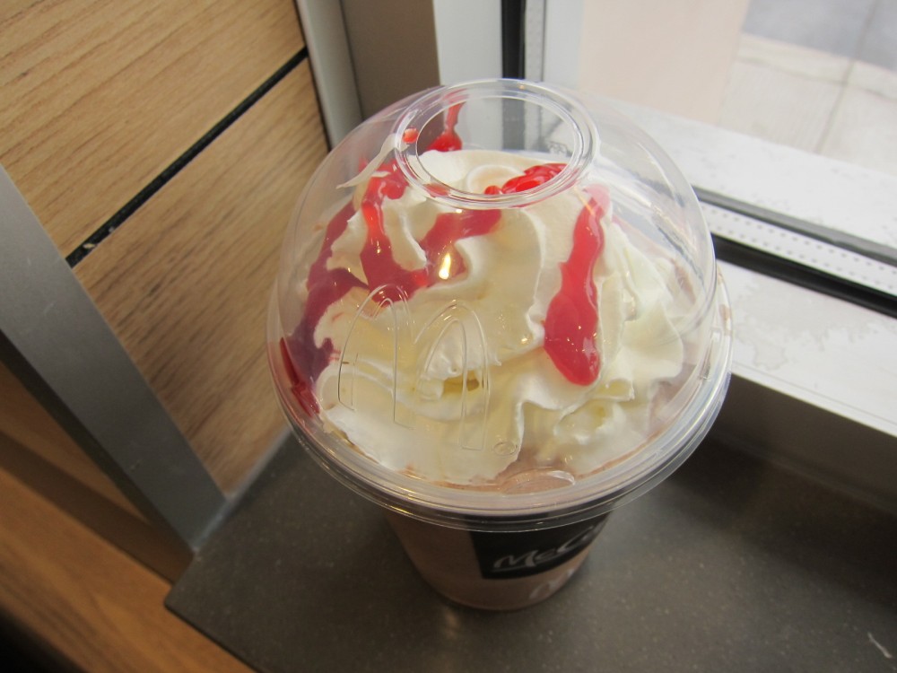 Review: McDonald's - Chocolate Covered Strawberry Frappe