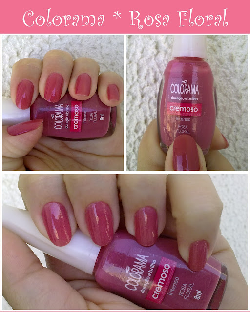 Uma Mulher bem Vestida: Colorama * Rosa Floral