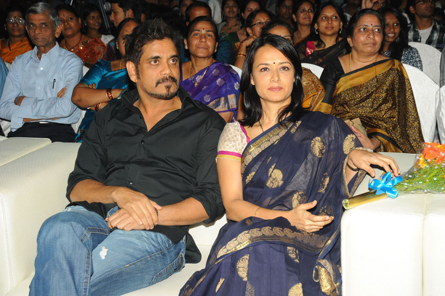 Akkineni Nagarjuna with Amala at Life is Beautiful Audio