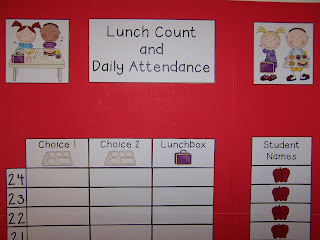 Fairway to First Grade: Lunch Count and Attendance