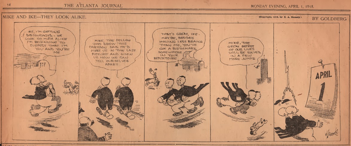 Screwball Comics: A Week of Rube Goldberg's 1918 Comics Featuring Mike ...