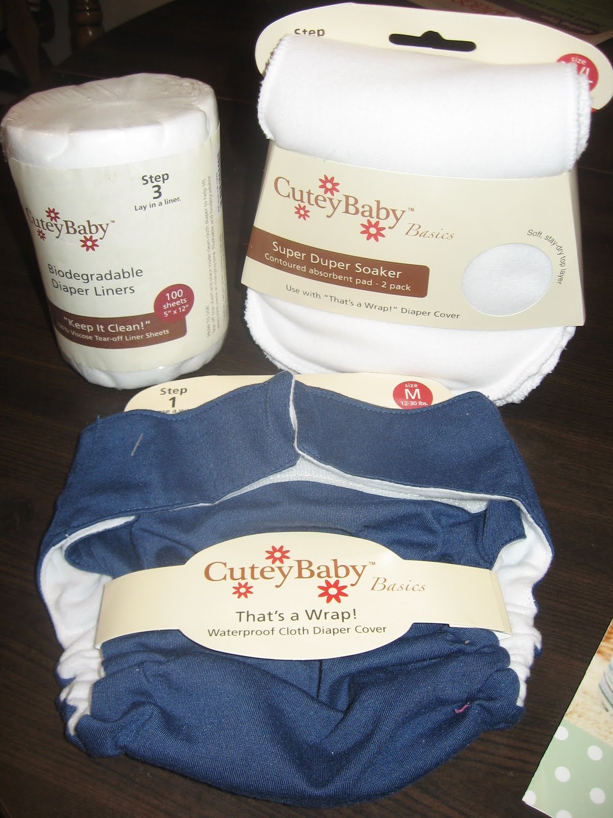 Cloth Diaper Addiction: Cutey Baby "Thats a Wrap"