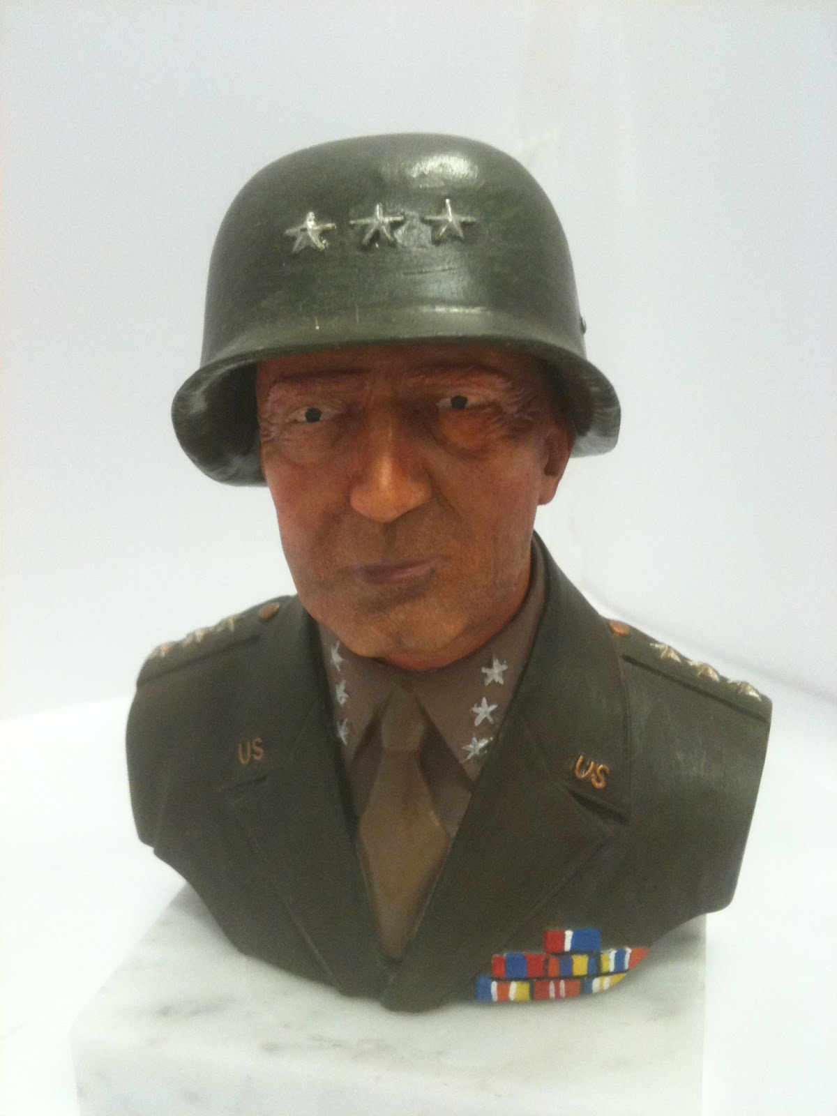 Scale Model Workbench: 1/8 Patton Bust