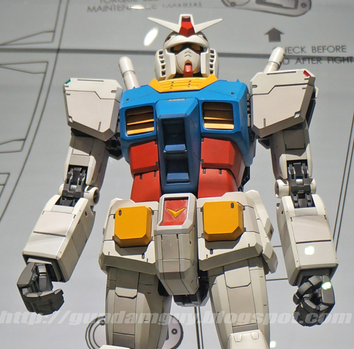 GUNDAM GUY: Gundam Front Tokyo: 1/30 Scale Test Model - RX-78-2 Gundam ...