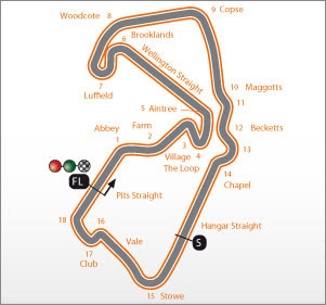 Silverstone Wing Mappa del Circuito MotoGP | Immagine di Moto GP del ...