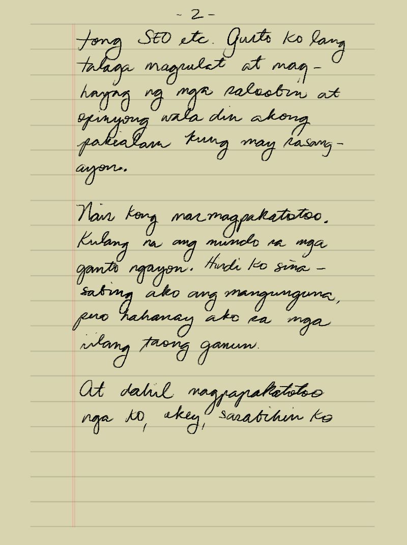 Mayology 101: Ang Liham...