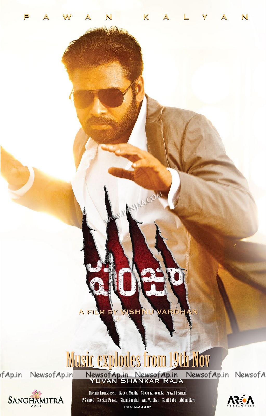 Joy Of India: Pawan Kalyan Panja Audio Release Posters @ Exclusive