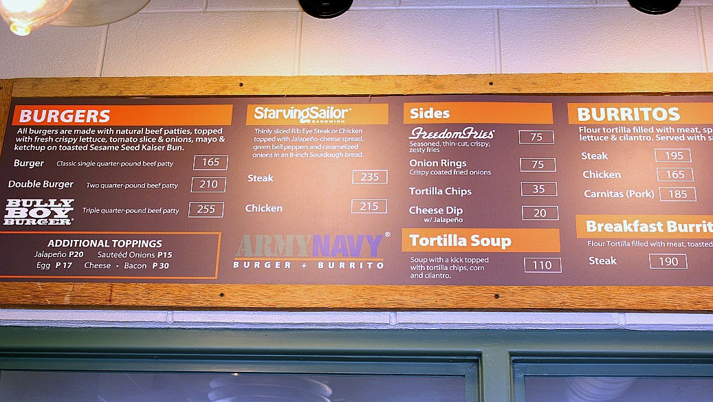 Food Wanderings : Mission Accomplished at Army Navy