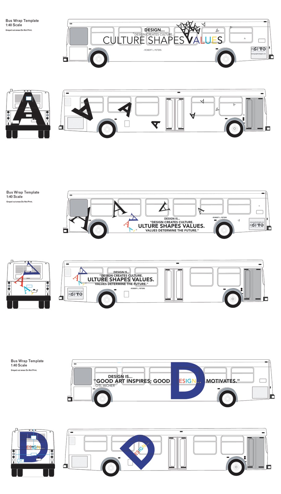 Eli Sebastian Brumbaugh: Typographic Campaign - Buses & Billboards ...