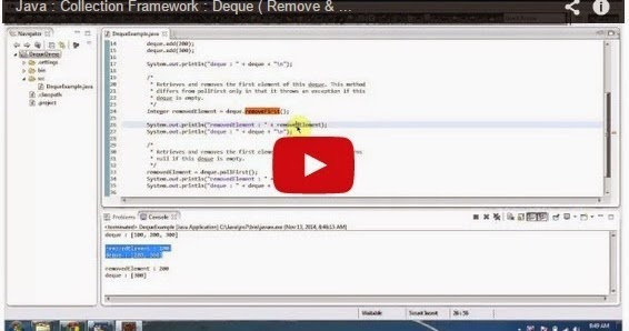 Java Ee Java Collection Framework Deque Remove And Poll First Methods 5586