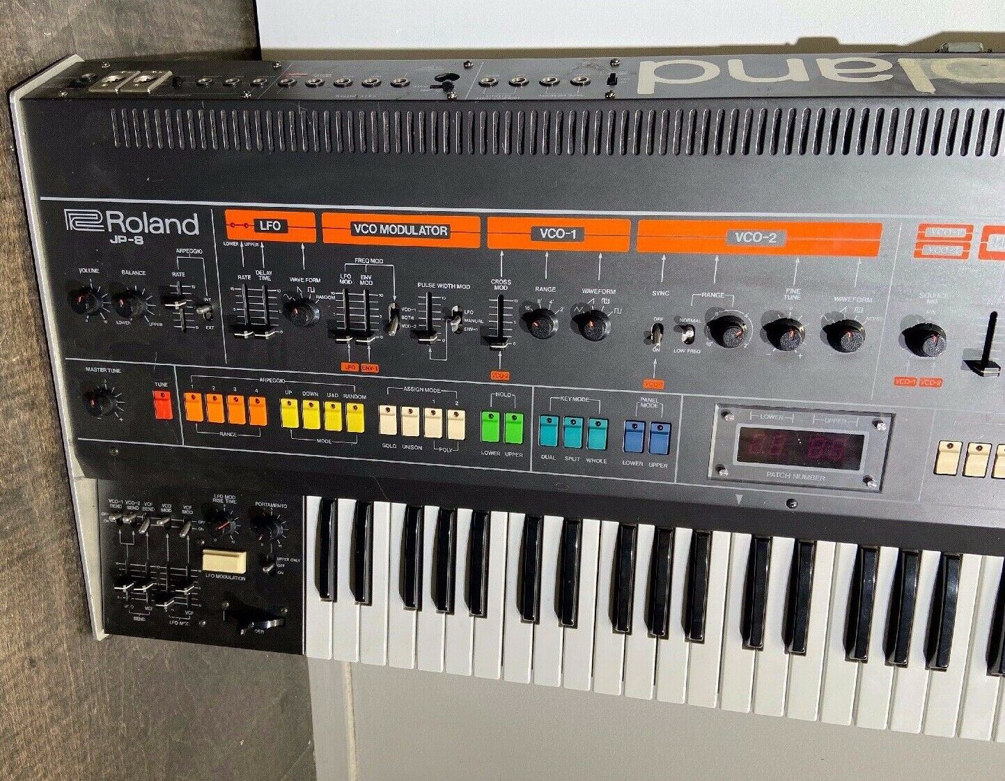 MATRIXSYNTH: Vintage Roland Jupiter 8 JP-8 With Midi Upgrade SN 212381