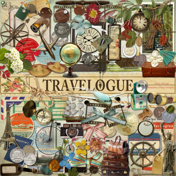 Raspberry Road Designs Creative Team: Travelogue QP set and Freebie