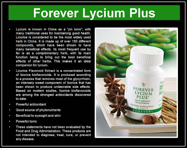 Benefits of Forever Lycium Plus