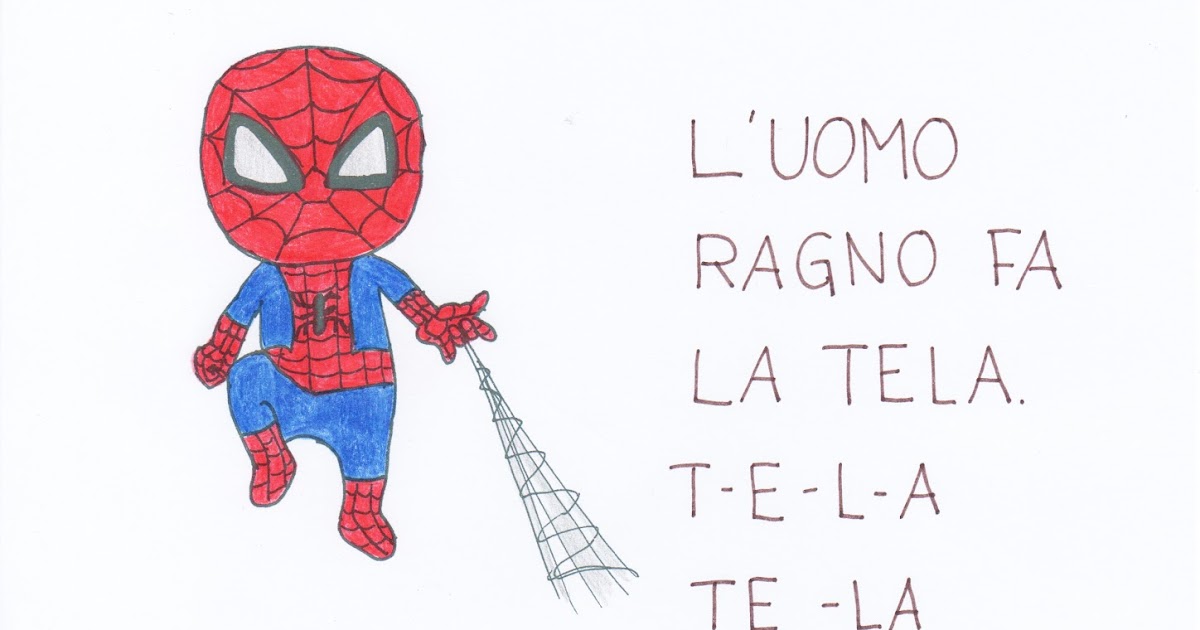 Il magico mondo di M&C: Impariamo a scrivere con L´uomo ragno - Sillabe ...