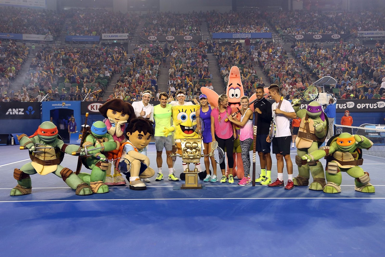 NickALive!: Kid's Tennis Day Presented By Nickelodeon Australia Is Back ...