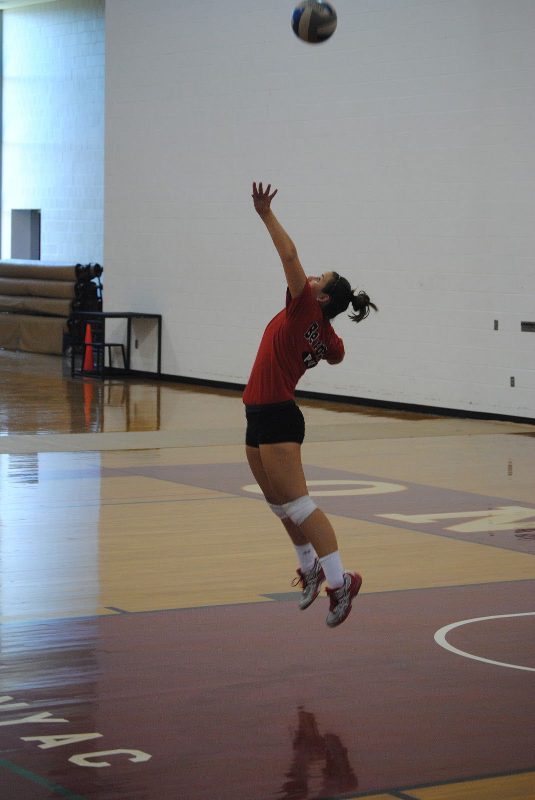 Photo Ideas:]: A spring volleyball practice with my teammates:]