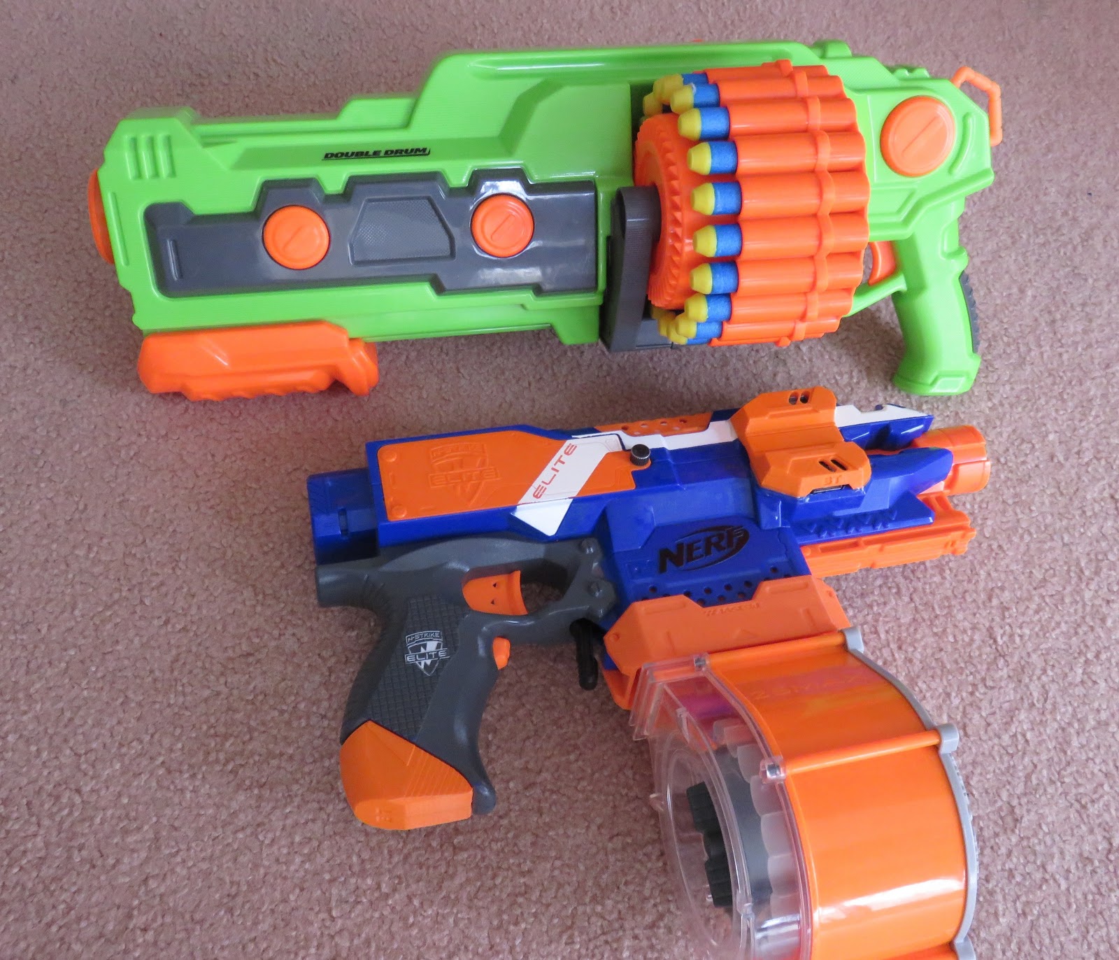 Outback Nerf: Review: Buzz Bee Double Drum (15m) [Barbarian]