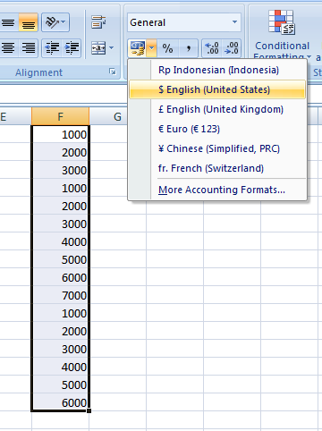 Cara menggunakan formula SUM untuk menghitung jumlah angka dengan ...