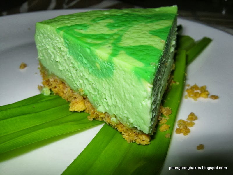 PH the Malaysian Carnivore: Coconut Pandan Cheesecake