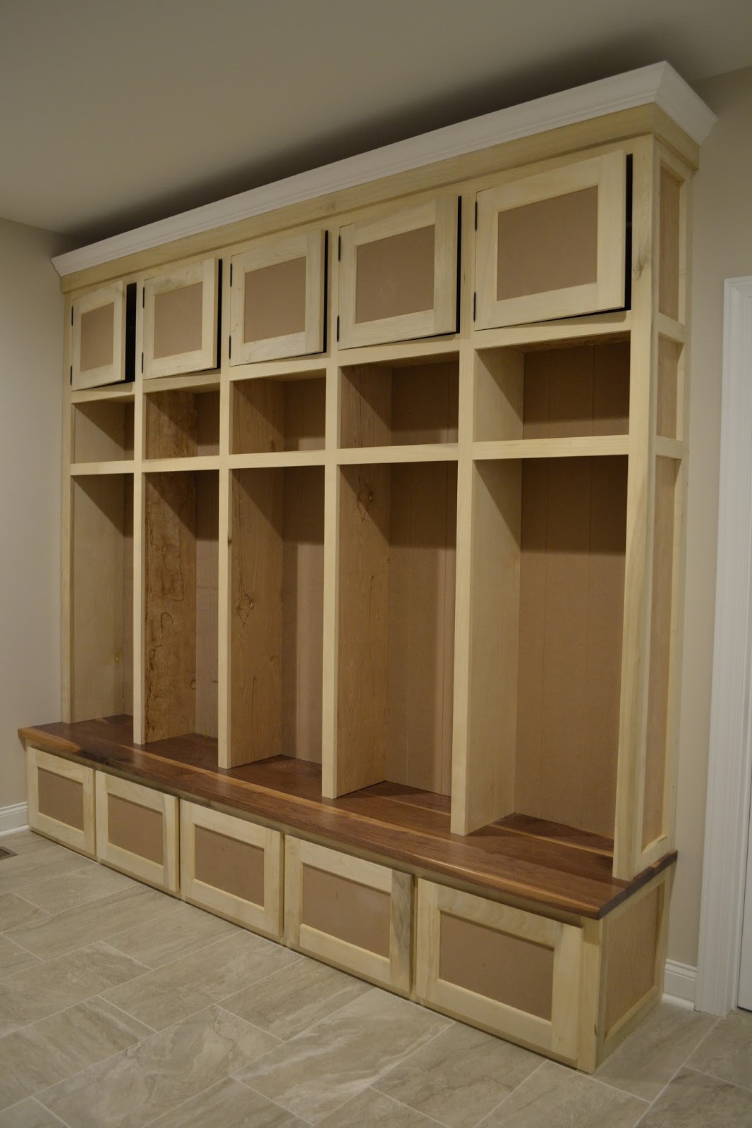 The Penny Parlor: Mudroom Cubbies with Superior Renovations