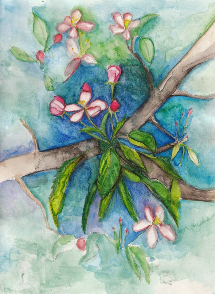 MarikoHandmade: Povestea de primavara a unui copac de mar